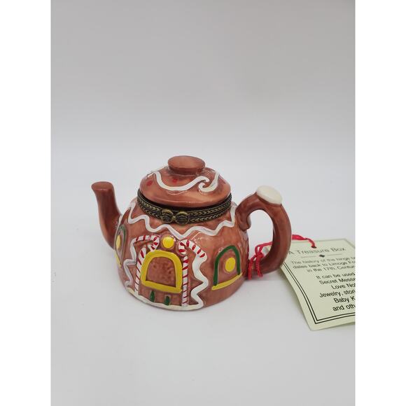 Sweet and Saucy | Other | Ceramic Teapot Trinket Box Sweet And Saucy ...